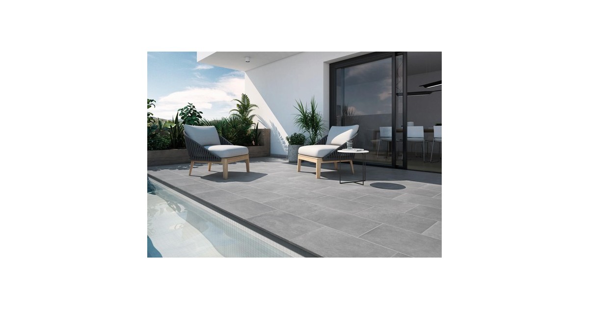 Pavimento In Klinker 33x50 Da Esterni Sp. 16 mm Capri Grigio Gres Aragon