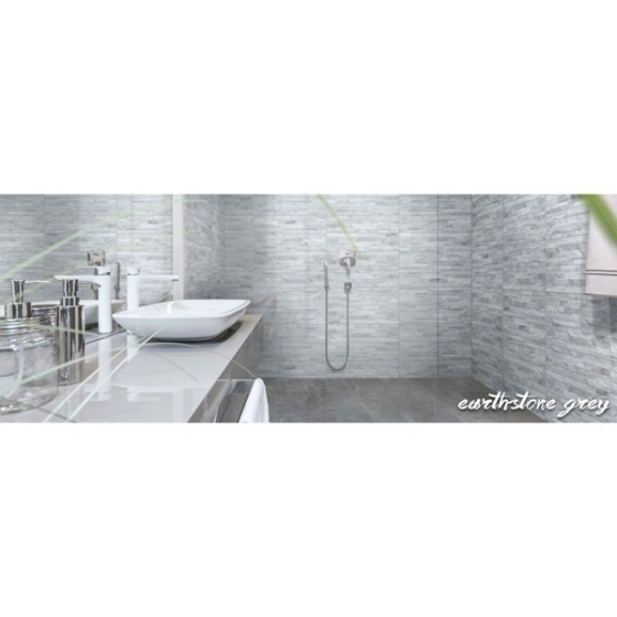 Rivestimento In Gres Porcellanato 15x60 Effetto Muretto Earthstone Grey