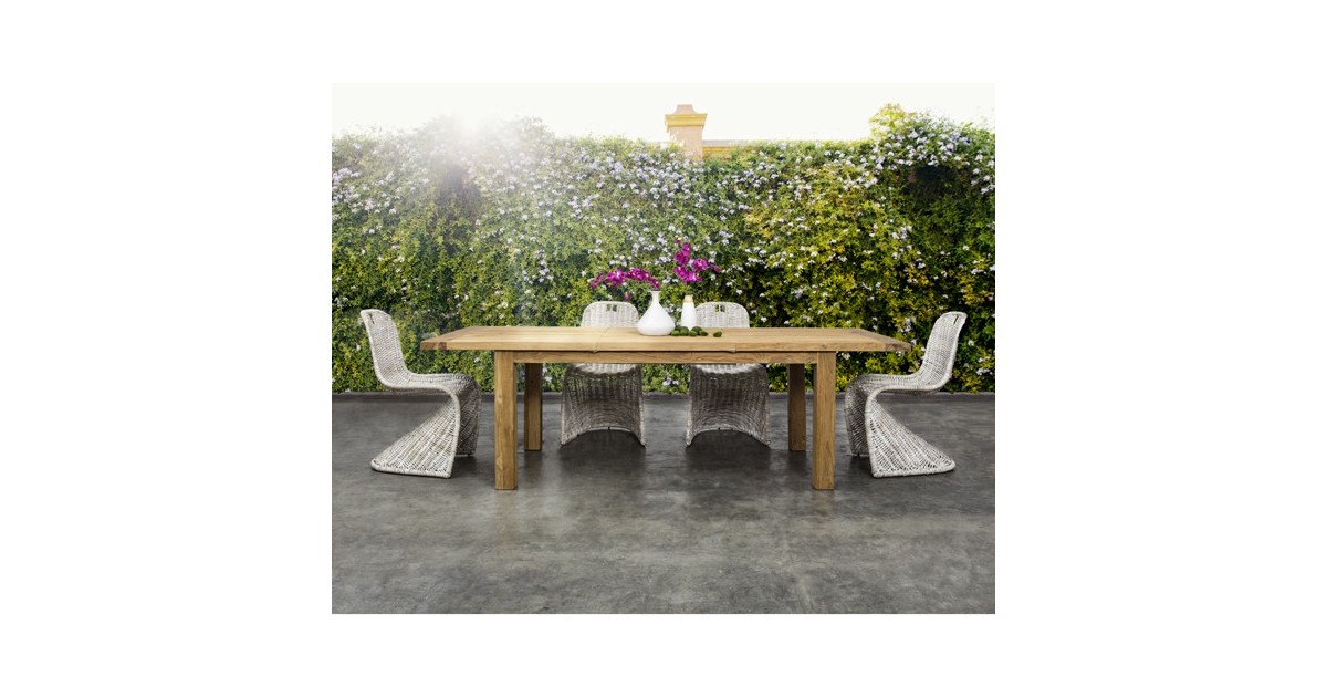 Tavolo Allungabile 180-250 In Legno Massello Rustico Bounty Bizzotto