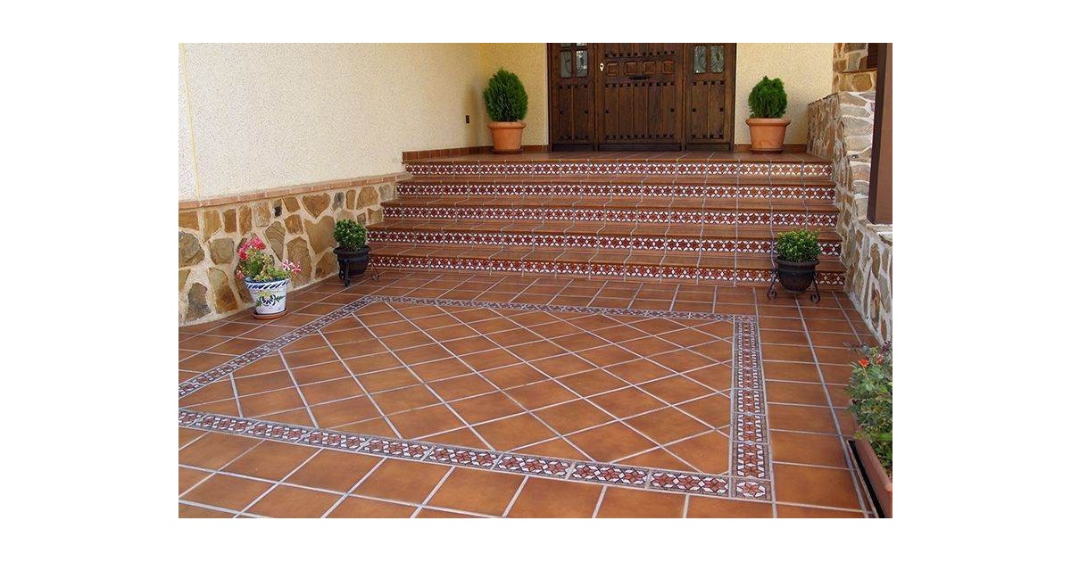 Pavimento klinker 24,5 x 24,5 cm marrone Gresmanc Rodamanto