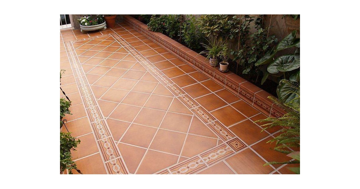 Pavimento klinker 24,5 x 24,5 cm marrone Gresmanc Rodamanto